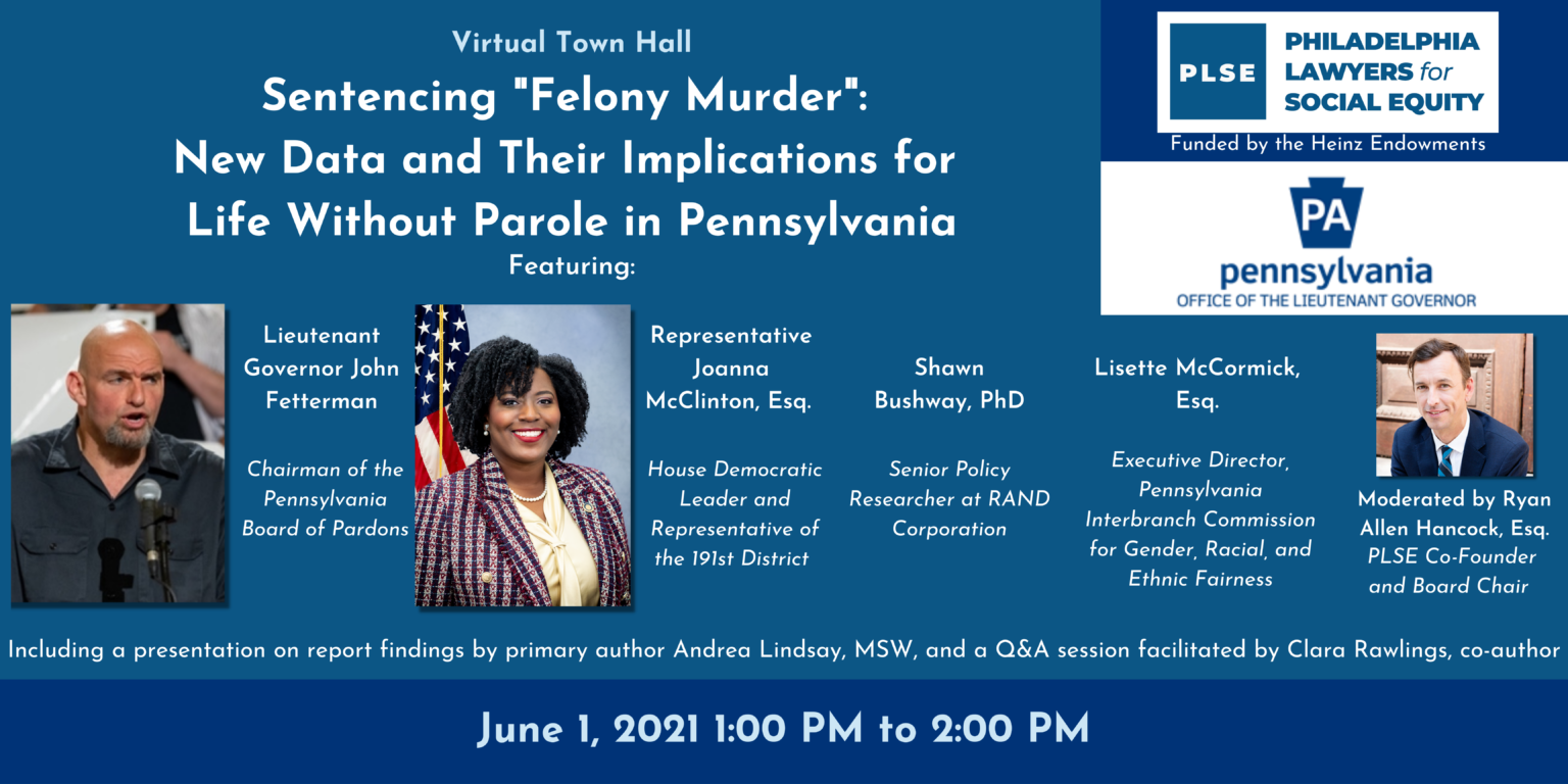 Sentencing “Felony Murder”: New Data and Their Implications for Life ...